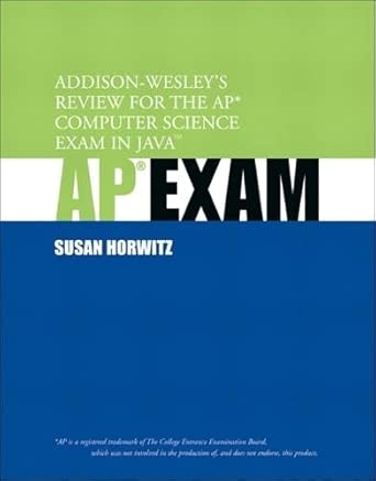 Amazon.com: Addison-Wesley's Review for the Computer Science AP Exam in ...
