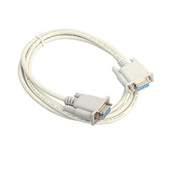Serial RS232 Modem Cable Female to Female DB9 FTA Cross Connection 9 P ...