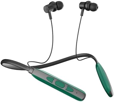 feLA Bluetooth Neckband with 13mm Driver, Dual Pairing True Wireless ...