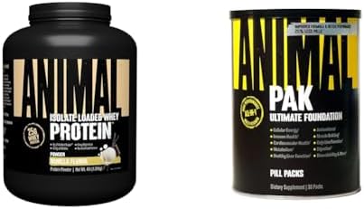 Amazon.com: Animal Whey Isolate Whey Protein Powder 4 Pound Pak ...