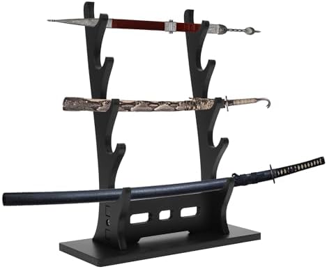 Amazon.com: FLURSAILE 4-Tier Sword Stand Vine Sword Rack Table Display ...