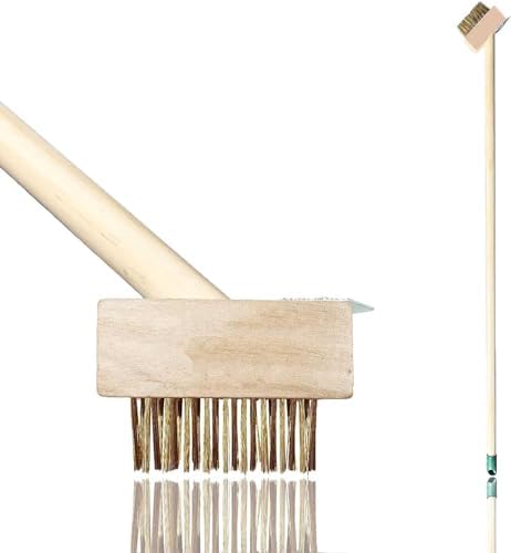 AAMEN Weed Brush Long Handle for Patios Cleaner-Weed Killer Extra ...