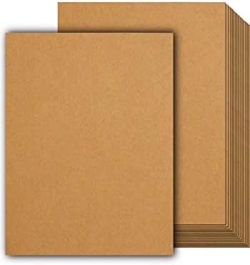 Brown Craft Paper Sheets - 180 GSM A4 Size for Art, Crafts, Wrapping ...