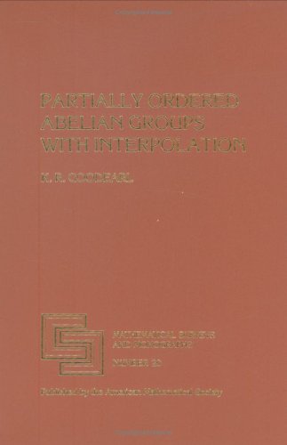 Partially Ordered Abelian Groups with Interpolation (Mathematical ...