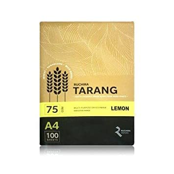 Tarang Paper | Fast Drying | 75 GSM | 500 Sheets | (Pack of 1) Unrule ...