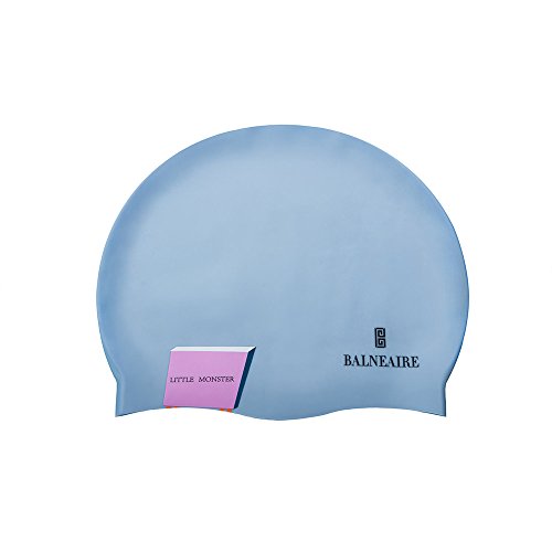 BALNEAIRE Silicone Swim Caps for Long Hair Kids Boys Girls Waterproof ...