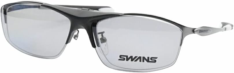 Amazon.co.jp: [スワンズ] SWF900-0000CP GMR 度付き対応跳ね上げ式サングラス マットガンメタリック/スモーク偏光 : スポーツ＆アウトドア