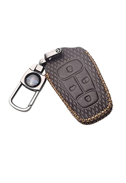 BLUZON Leather Car Key Cover for Altroz | Harrior | Nexon | Tigor ...