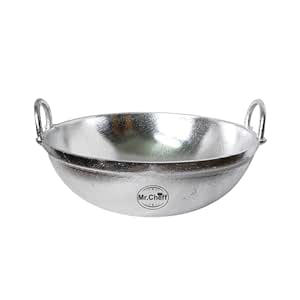 Mr.Cheff Hindalium Indolium Kadai/China chettty Kadhai (Aluminium) (11 ...
