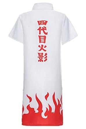 Buy Kids Fourth Hokage Cloak Minato Namikaze Anime Cosplay Long Robe ...