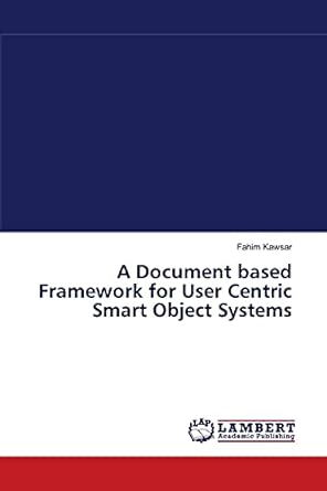 A Document based Framework for User Centric Smart Object Systems ...