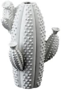SILEA 222/8230 Vase Porcelain 22 cm with Cactus Tropic Design : Amazon ...