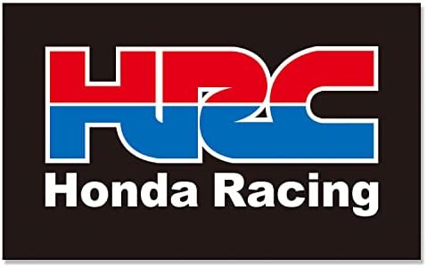 Amazon.com : HRC Honda Racing Flag, 3x5Feet Fans Banner with 2 Brass ...