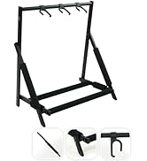 Amazon.com: Stage Rocker Multi Guitar Stand, Foldable 7 Holder Rack ...
