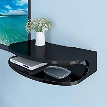 Lachchi Ram Wooden Set Top Box Wall Shelf WiFi Router Holder Wooden ...