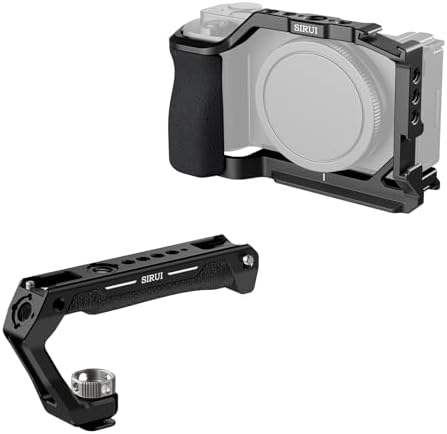 Amazon.com : SIRUI ZV-E10 Camera Cage with Silicone Grip and Cold Shoe ...