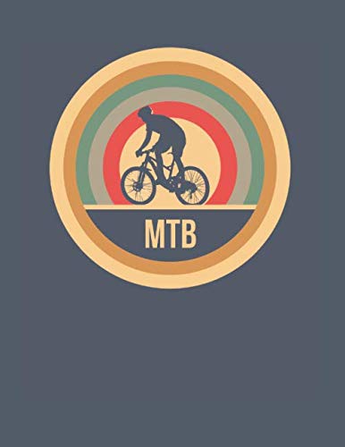 MTB: Retro Vintage Notebook 8.5 x 11 (A4) Dotted Dot Grid Journal Gift ...