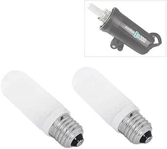LENCARTA® 2pk 150W Halogen Modeling Lamp 200V-230V E27 Flash Tube Lamp ...