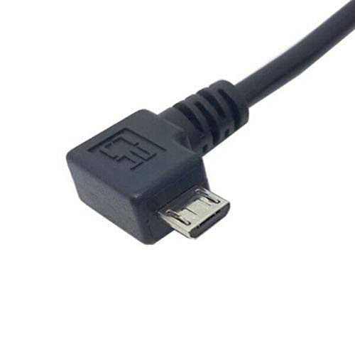 WHIZZO Left Angled 90D Micro-USB OTG to Standard USB B Type Printer ...