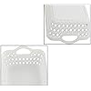 Hokky Plastic Mini Storage Basket, 12-Pack White Baskets Tray : Amazon ...