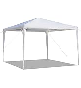 Outopee 3 x 3m Party Tent Gazebo, Folding Outdoor Gazebo Marquee Garden ...