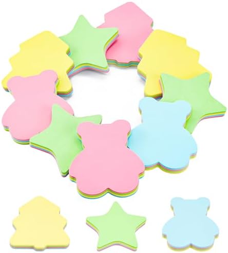 Hexagon Shaped Sticky Notes | 250 Sheets - Made of Paper - Assorted ...