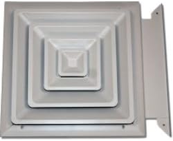 Shoemaker 425-10X10 10"x10" Step Down Diffuser with Slide In Damper ...