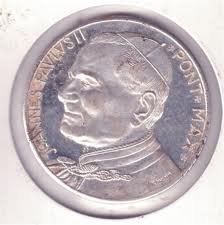 Pope John Paul II Medallion - Michelangelo La Pieta Reverse at Amazon's ...