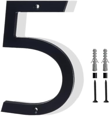 Amazon.com: Hvatry House Numbers for Outside, 6'' Modern Floating ...