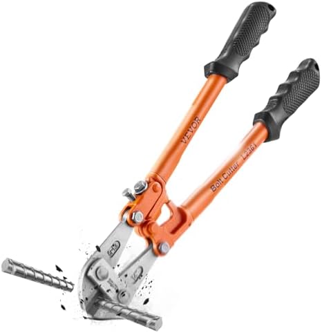 VEVOR Bolt Cutter, 14" Lock Cutter, Bi-Material Handle with Soft Rubber ...