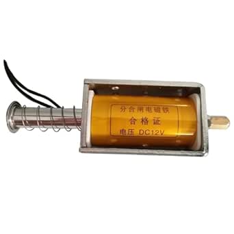 Citphto DC 12V Push Pull Solenoid 35mm Long Stroke Small ...
