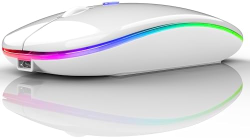 Mouse LED Bluetooth sem fio para Mac, iMac, laptop, MacBook Pro, Air ...