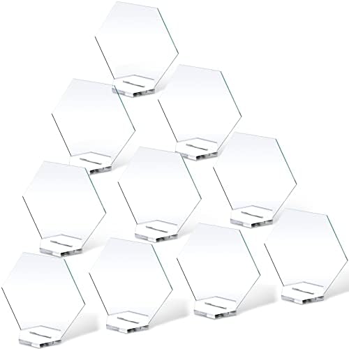 Amazon.com: 48 Clear Acrylic Place Cards Mini Clear Acrylic Table Place ...