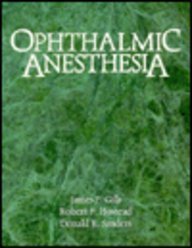 Amazon | Ophthalmic Anesthesia | Gills, James P., Hustead, Robert F ...