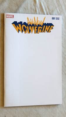 Amazon.com: All New Wolverine #1 Blank Cover Variant UNCIRCULATED Comic ...