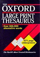 The Oxford Large Print Thesaurus: Amazon.co.uk: Kirkpatrick, E.M ...