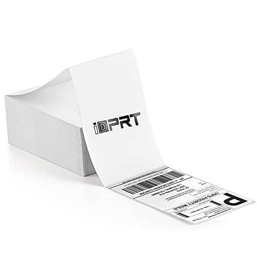 iDPRT Shipping Labels - 4×6 Thermal Direct Shipping Label, Fan-Fold ...