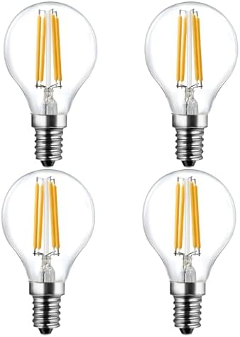 LangPlus+ E14 LED Vintage Golf Ball SES Filament Bulb, Non-Flicker & No ...