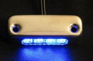 Amazon.com: (2) Blue LED Marker Light Horizontal Street Effects ...