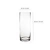 Buy ABG Glass Flower Vase (Mouth Diameter. 10 cm, Transparent) Online ...