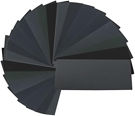 Wet Dry Sandpaper ValueHall 40Pcs Waterproof Assorted Grit Sandpaper ...