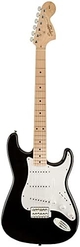 Fender Squier Affinity Series Stratocaster Black : Amazon.co.uk ...