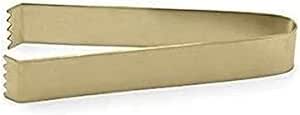 Amazon.com: FOH BUT021GOS23 Matte Brass 7" Stainless Tong - 12 / CS ...
