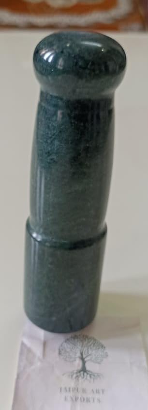 Green Marble Pestle only for mortar/Kharal/Khalbatta/Imam Dasta/Ohkli ...