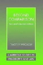 Beyond Comparison: Sex and Discrimination (Cambridge Studies in ...