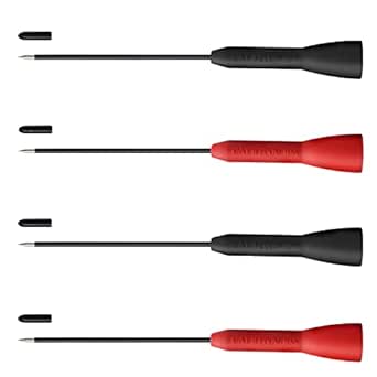 4 Pack 2mm Extended Needle Test Probes, 600V/10A Non-Destructive ...
