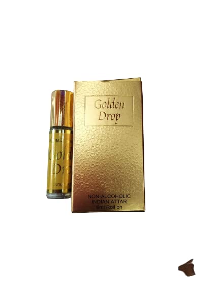 Golden Drop Non-ALcoholic Indian Attar 6ML ROLL No : Amazon.in: Beauty