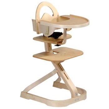 Amazon.com : Svan Wooden High Chair, Natural, Green : Baby