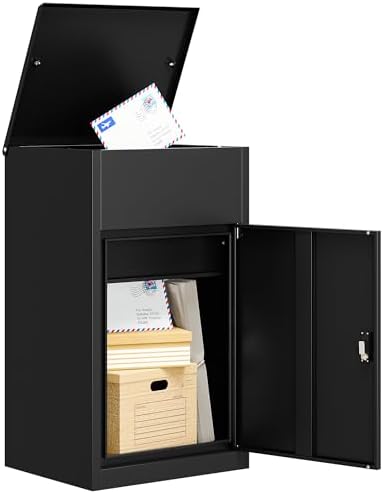Amazon.com: Large Package Delivery Boxes for Outside, Anti-Theft Steel ...