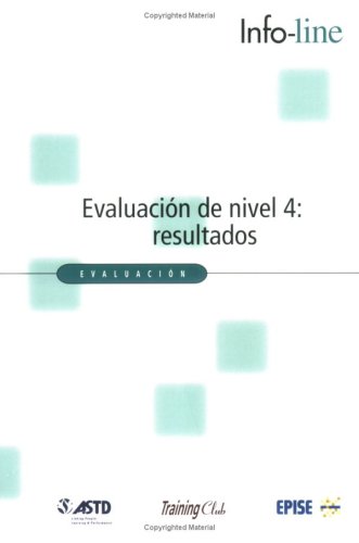 Amazon.in: Buy Evaluacion de nivel 4: Resultados (Level 4 Evaluation ...